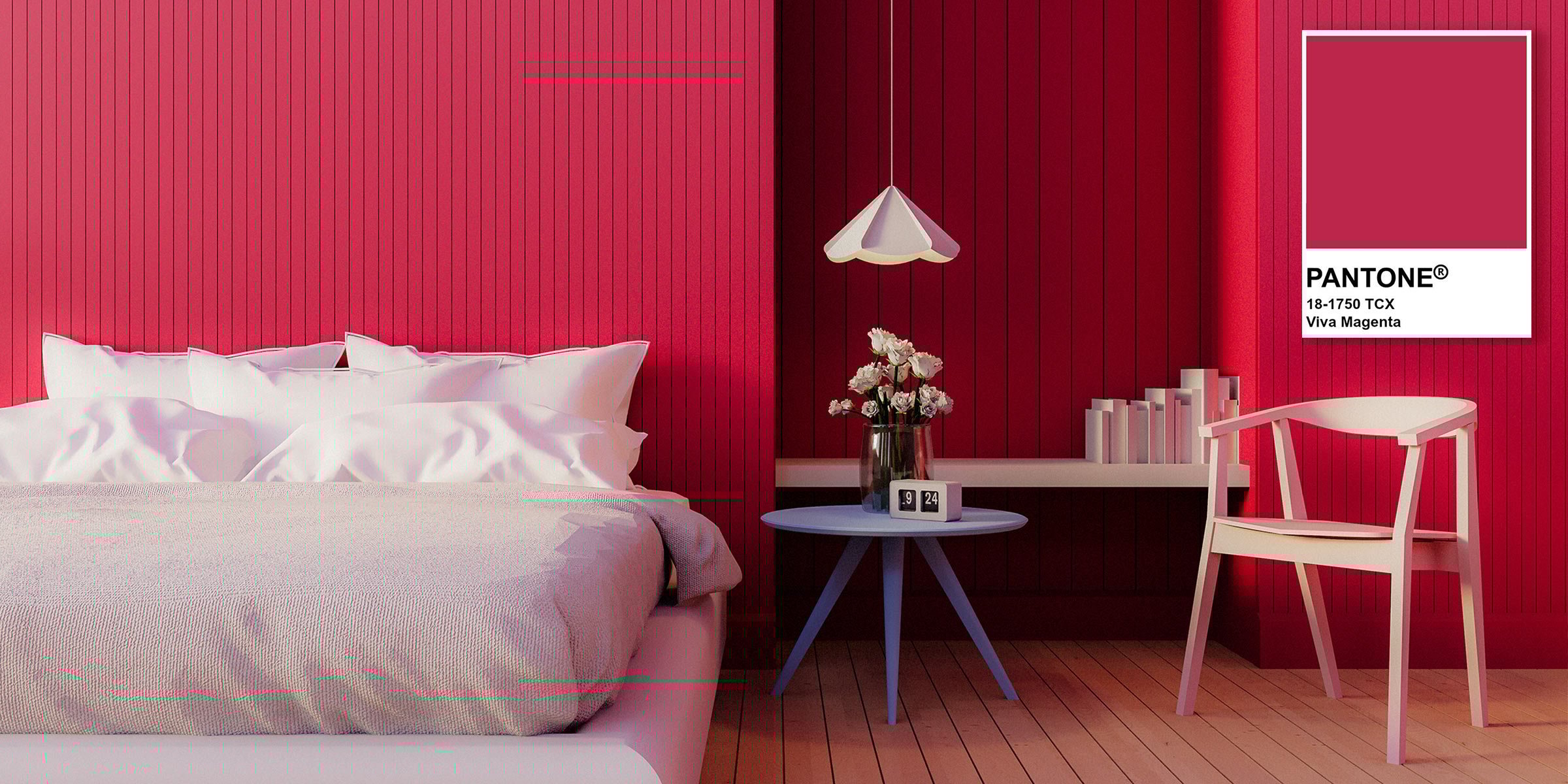 La importancia del Pantone del año en el Diseño de Interiores